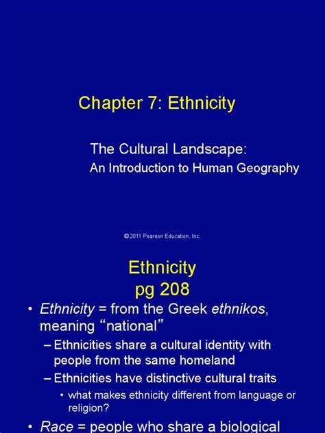 Aphg Chapter 7 Class Notes Key Issues 1 And 2 Pdf Race Human