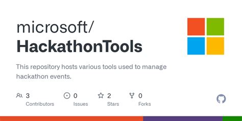 github microsoft hackathontools this repository hosts various tools