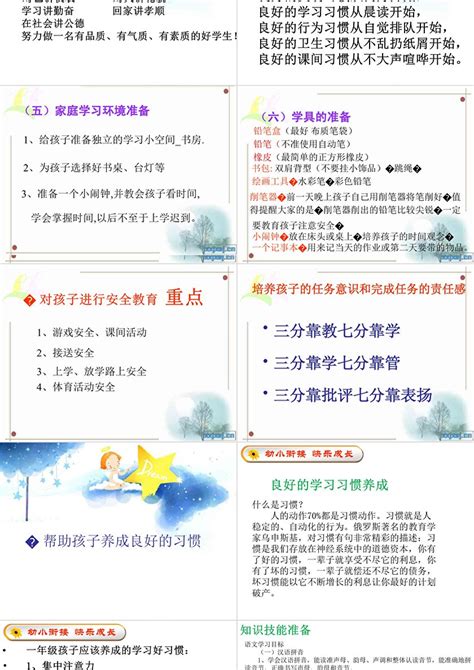 幼小衔接讲座 学前热身ppt课件卡卡办公