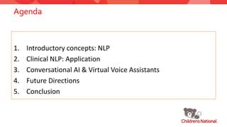 Role Of NLP Conversational AI Virtual Voice Assistants In Pediatrics PPT