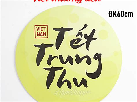 Tranh trang trí Trung thu 2024 bằng Formex 5ly nhiều kiểu tặng băng