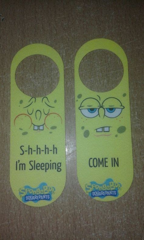 Spongebob Name Tag