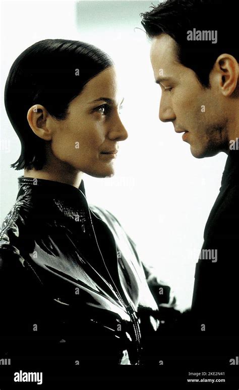 Carrie Anne Moss Matrix Hair