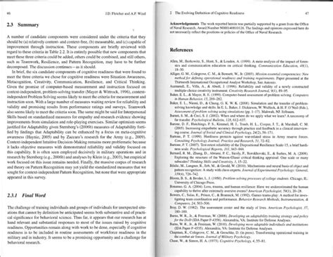 Defining And Measuring Cognitive Readiness Ppt