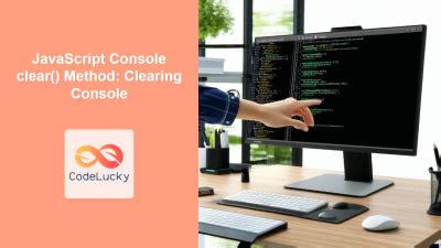 Javascript Console Clear Method Clearing Console Codelucky