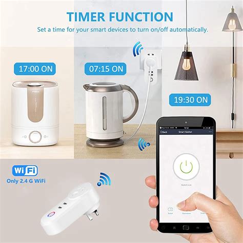 Smart Plug USB Port Smart Socket WiFi Smart Outlet App Control Timing Function Voice Control