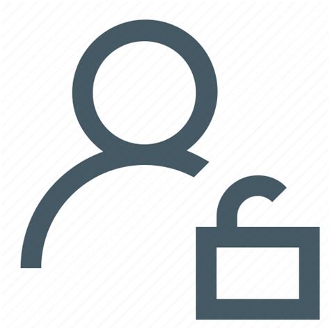 Account Unlock User Icon Download On Iconfinder