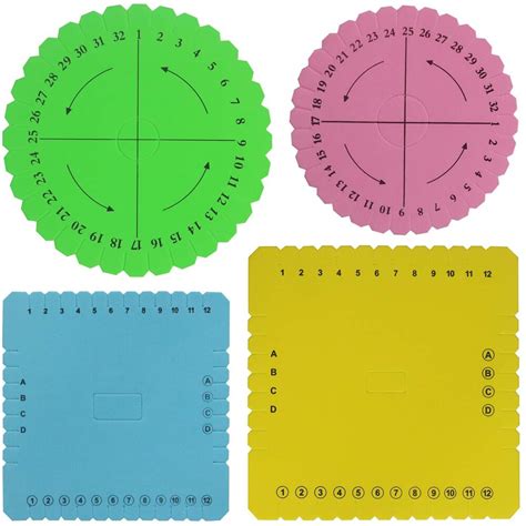 Dandd Kumihimo Disks Set 10cm 15cm 4 Different L Grandado