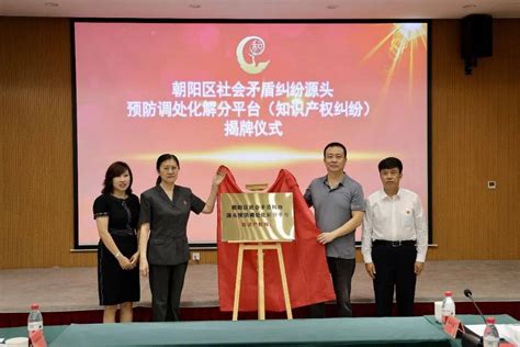 分平台落户文创实验区、产业园，朝阳法院与区市场监管局共建助推知识产权矛盾纠纷源头化解调解机制朝阳区