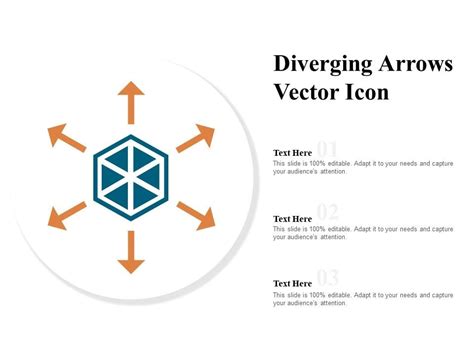 Diverging Arrows Vector Icon Ppt Powerpoint Presentation File Summary