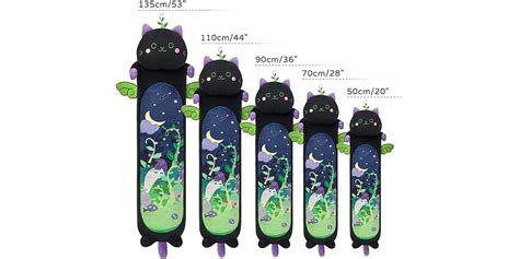 Mewaii Long Cat Plush Kawaii Body Pillow