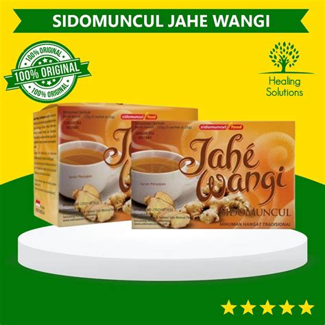 Jual Jahe Wangi Sidomuncul 1 Box Isi 5 Sachet Agen Resmi Sido Muncul