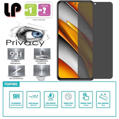 Promo Lp Anti Spy Tempered Glass Xiaomi Poco X6 Redmi Note 13 Pro 5g
