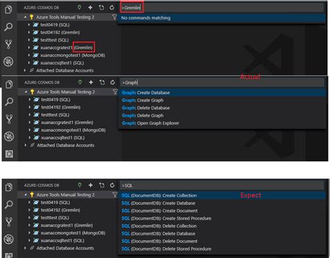 No Matched Commands Display After Typing Gremlin Into Command Palette