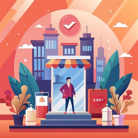 마케팅 및 프레젠테이션을 위한 소매점 전시장 프리미엄 Ai 생성 벡터