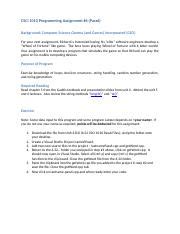 Csci Pass Ent Docx Csci Programming Assignment
