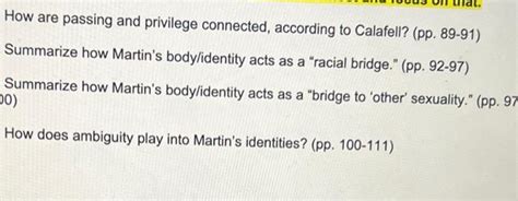 How Are Passing And Privilege Connected According To