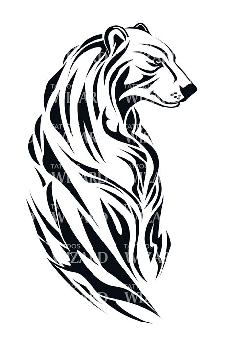 Tribal Lion Mane Tattoo Design Tattoos Wizard Designs