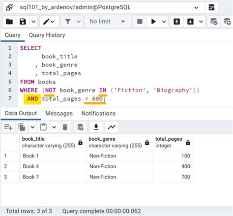 sql 101 chapter 5 advanced sql filtering how to refine your