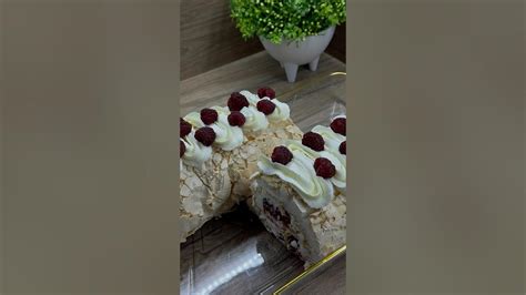 Один из любимых десертов🥹Раньше всегда думала что меренговый рулет тяжело готовить🤔Как я