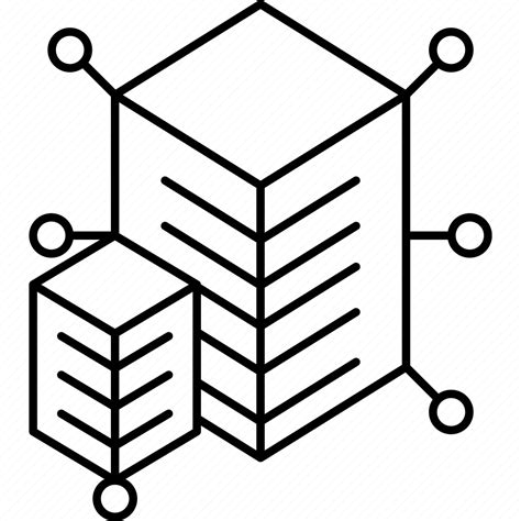 Big Data Server Mainframe Infrastructure Icon Download On Iconfinder
