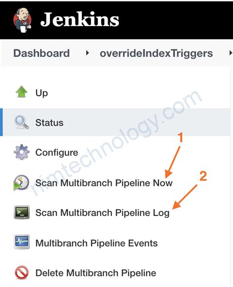 Jenkins Scripted Pipeline Lesson 10 Options Overrideindextriggers