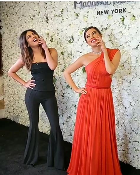 Priyanka Chopra Meets Her New Wax Figure At Madame Tussauds In New York