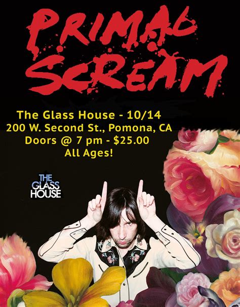 Justannounced Primal Scream On 1014 Tickets On Sale 816 12pm