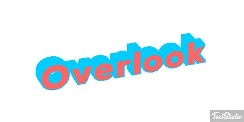Overlook Word Animated  Logo Designs