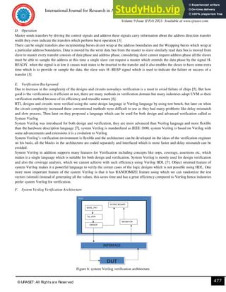 A Review On Amba Ahb Lite Protocol And Verification Using Uvm