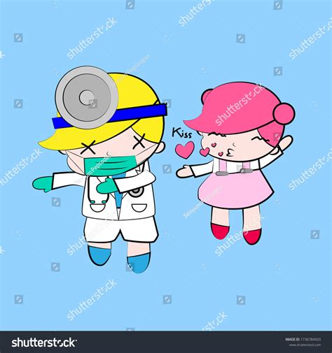 Doctor Vector Illustration Cute Chibi Character Stock Vector Royalty
