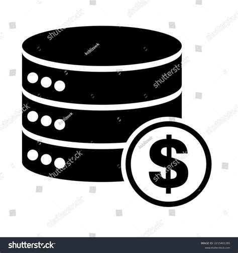 Database Storage Icon Internet Network Server Stock Vector Royalty