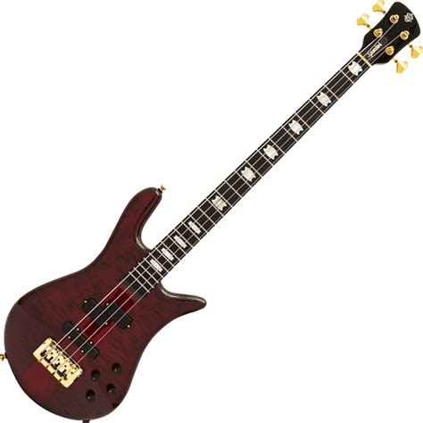 Spector Euro Serie Lt 4 Red Fade Gloss Solid Body Electric Bass Red