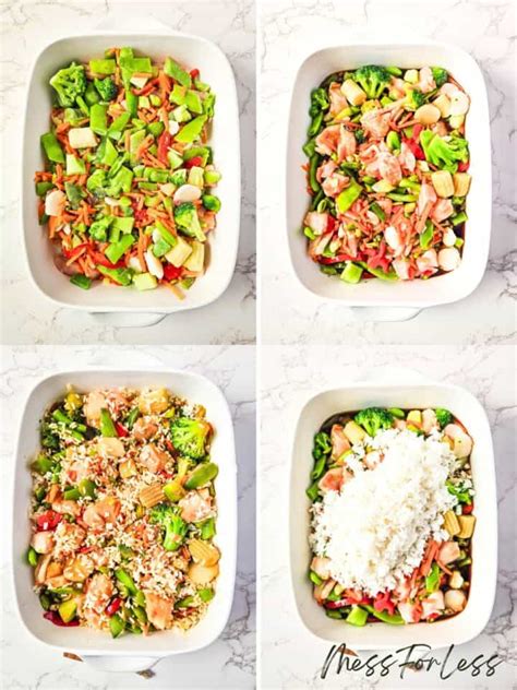 Teriyaki Chicken Casserole Mess For Less
