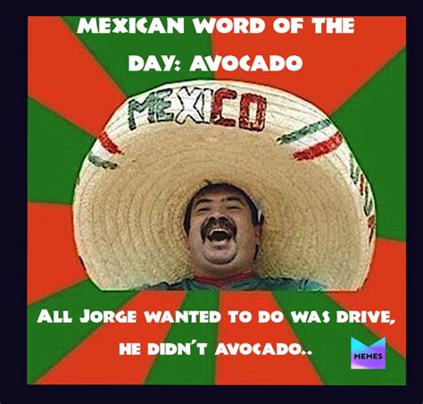 Mexican Word Of The Day Jokes