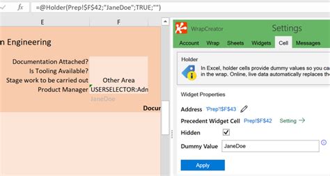 Help The Userselector Widget Wrapcreator