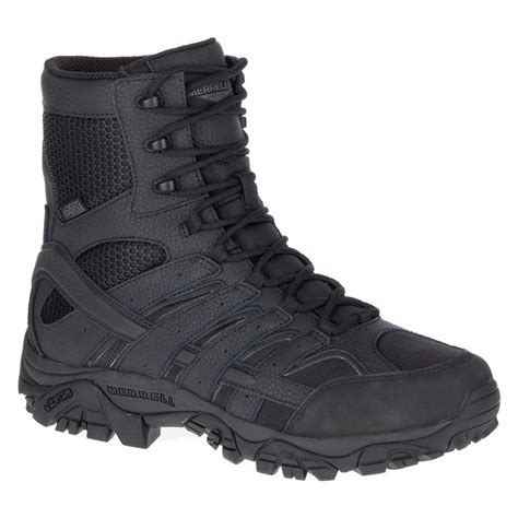 Mens Merrell 8 Moab 2 Tactical Side Zip Waterproof Boots Tactical