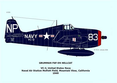 Camouflage Markings Grumman F F Hellcat Imodeler
