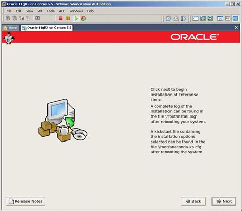 Installation Of Oracle 11gr2 On Oel 55 On Vm