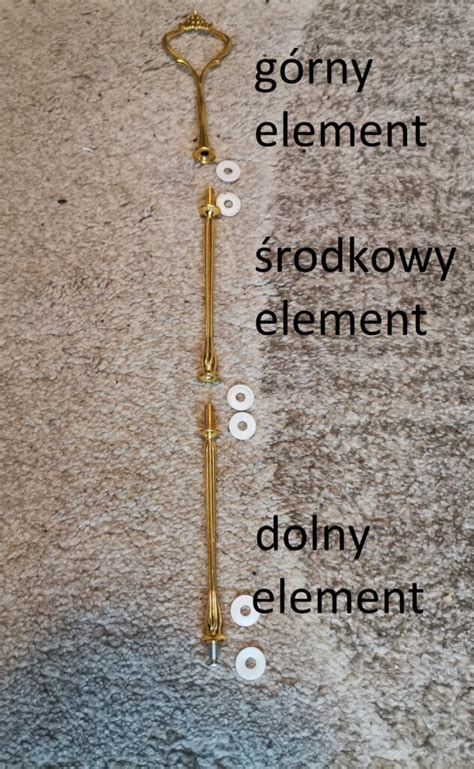 Patera na ciasto owoce poziomy Biało złota z atestem DECOCZAR