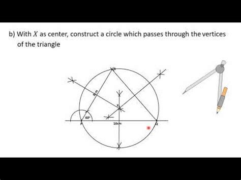 Locus Of Points Equidistant From Three Fixed Point YouTube