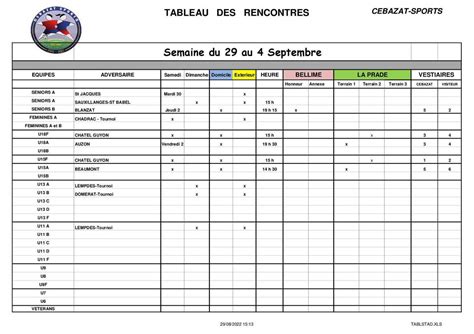 Actualité - Rencontres de la Semaine - club Football CEBAZAT-SPORTS ...