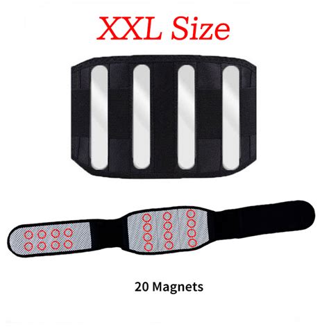 Self Heating Waist Support Belt With 4 Steel Plate Adjustable
