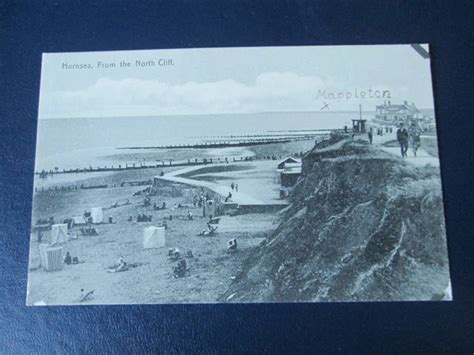 Postcard Hornsea From The North Cliff Unposted 1929 Marked Showing