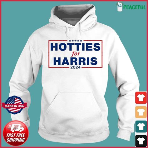 Hotties For Harris 2024 Kamala Harris T Shirt Hoodie Sweater Long