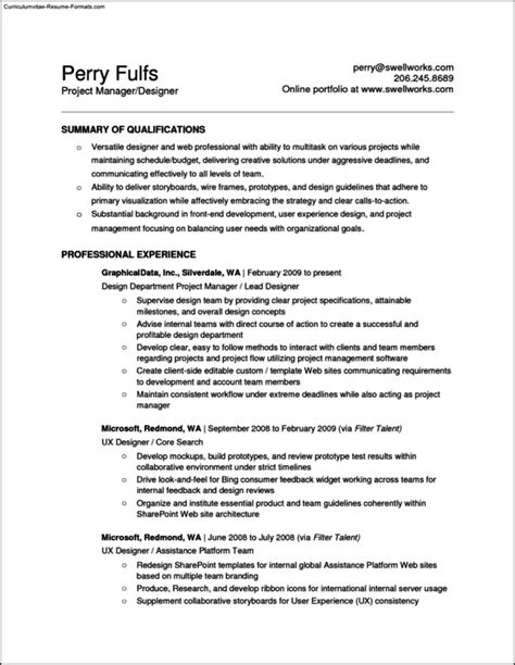 Resume Template Microsoft Printable Word Searches
