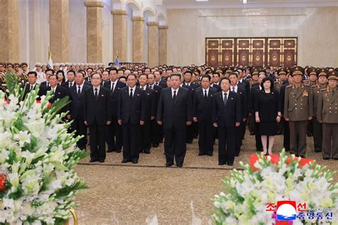Respected Comrade Kim Jong Un Visits Kumsusan Palace Of Sun Kkf