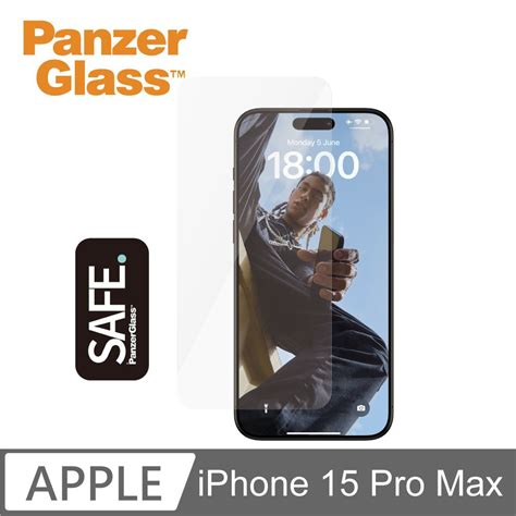 Panzerglass Iphone 15 Pro Max 67吋 Safe 25d 耐衝擊高透強化玻璃保護貼 Pchome 24h購物
