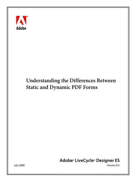 PDF Understanding The Differences Between Static And Dynamic Pdf Forms DOKUMEN TIPS