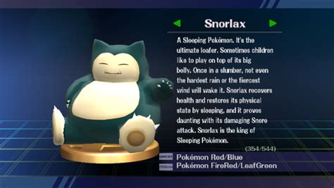 Snorlax Smashpedia Fandom Powered By Wikia
